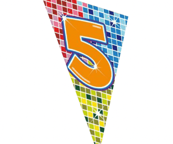 Comprar banderas de 5 años – Partywinkel
